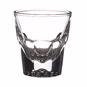 ECODESIGN-US Set of 4 Gibraltar Rocks Espresso Glasses - 4.5 ounce - for cortado coffee shots - w coasters