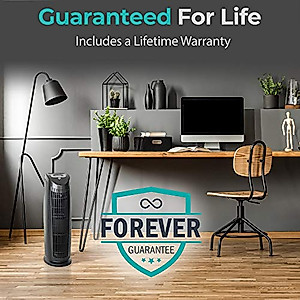 Alen T500 Air Purifier, Quiet Air Flow for Large Rooms, 500 SqFt, Portable Air Cleaner for Allergens, Dust, Pollen, Pet Dander, in Black