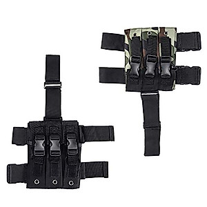 Small For Tactical Motorcycle Riding Men's Canvas Hip Fanny Pack Waist Thigh Drop Leg Bag (Color : Camouflage)