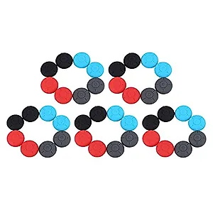 Okuyonic Analog Stick Cover, Unique Design Joystick Cove Soft Silicone Good Hand Feel with 5Set for Gamepad Machine for Family Game Console