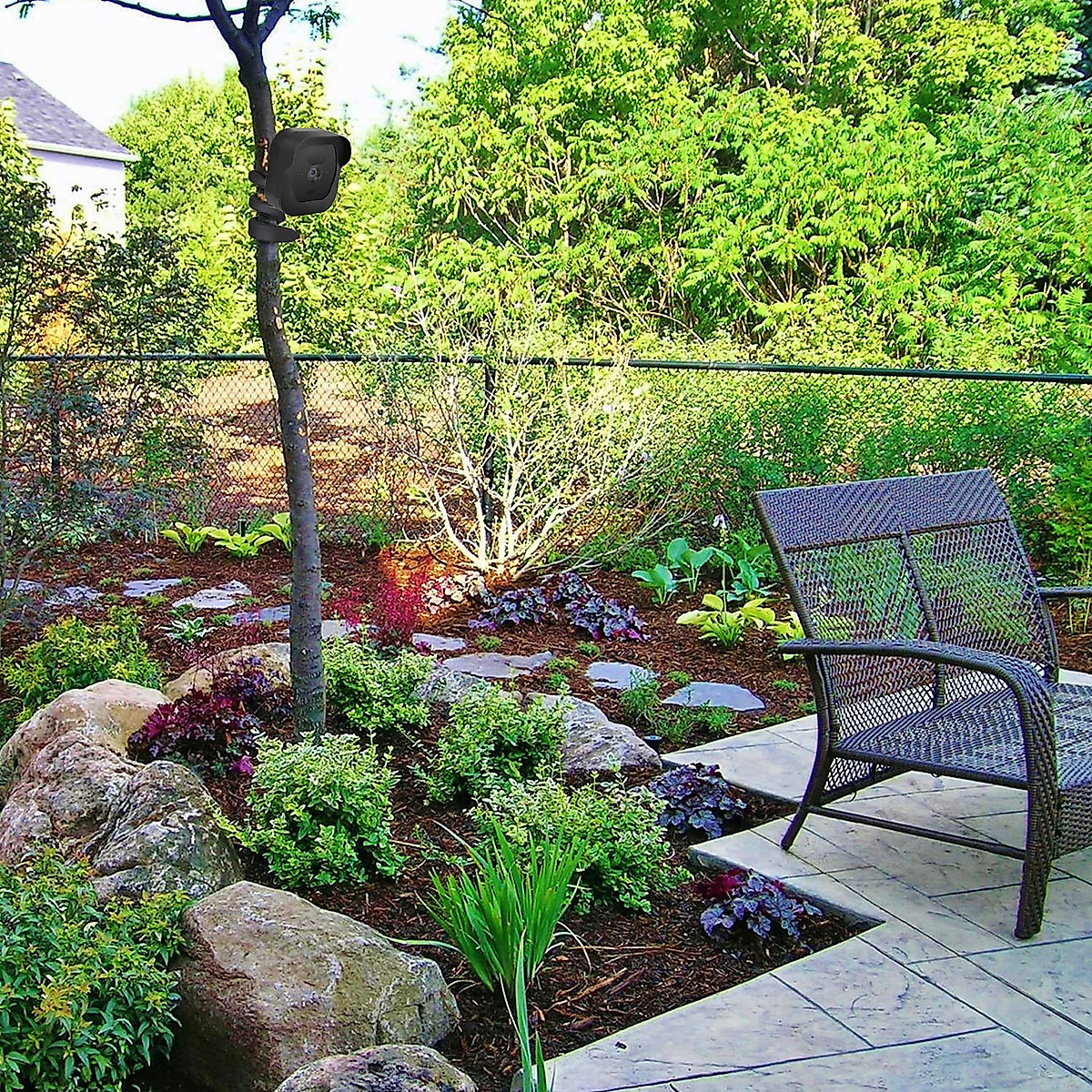 Flexible Twist Mount for All-New Blink Outdoor Camera, with Weatherproof Cover to Attach Your Blink Outdoor Camera Wherever You Like with No Drilling - Black