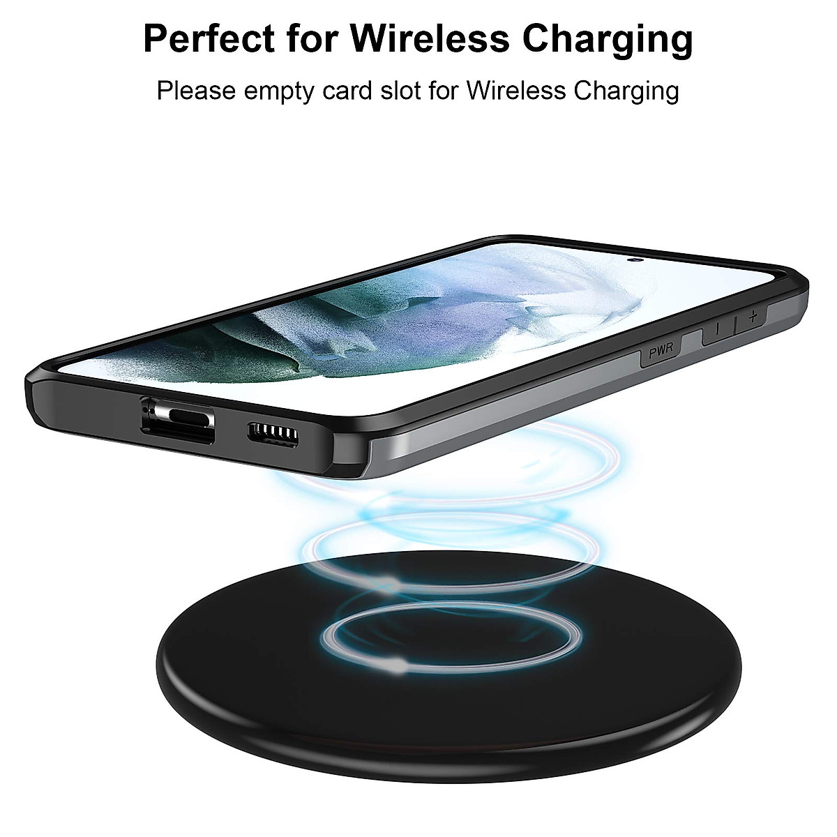 Jiunai for Samsung S21 Case, Galaxy S21 Case Credit Card IDs Cash Holder Shell Wallet Case Slide Cover Dual Layer Hard PC Soft TPU Rubber Cover Phone Case for Samsung Galaxy S21 5G 6.2'' 2021 Grey