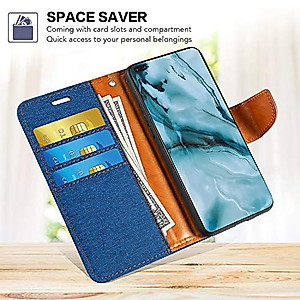 for Gigaset GS160 Case, Oxford Leather Wallet Case with Soft TPU Back Cover Magnet Flip Case for Gigaset GS160 (5”)