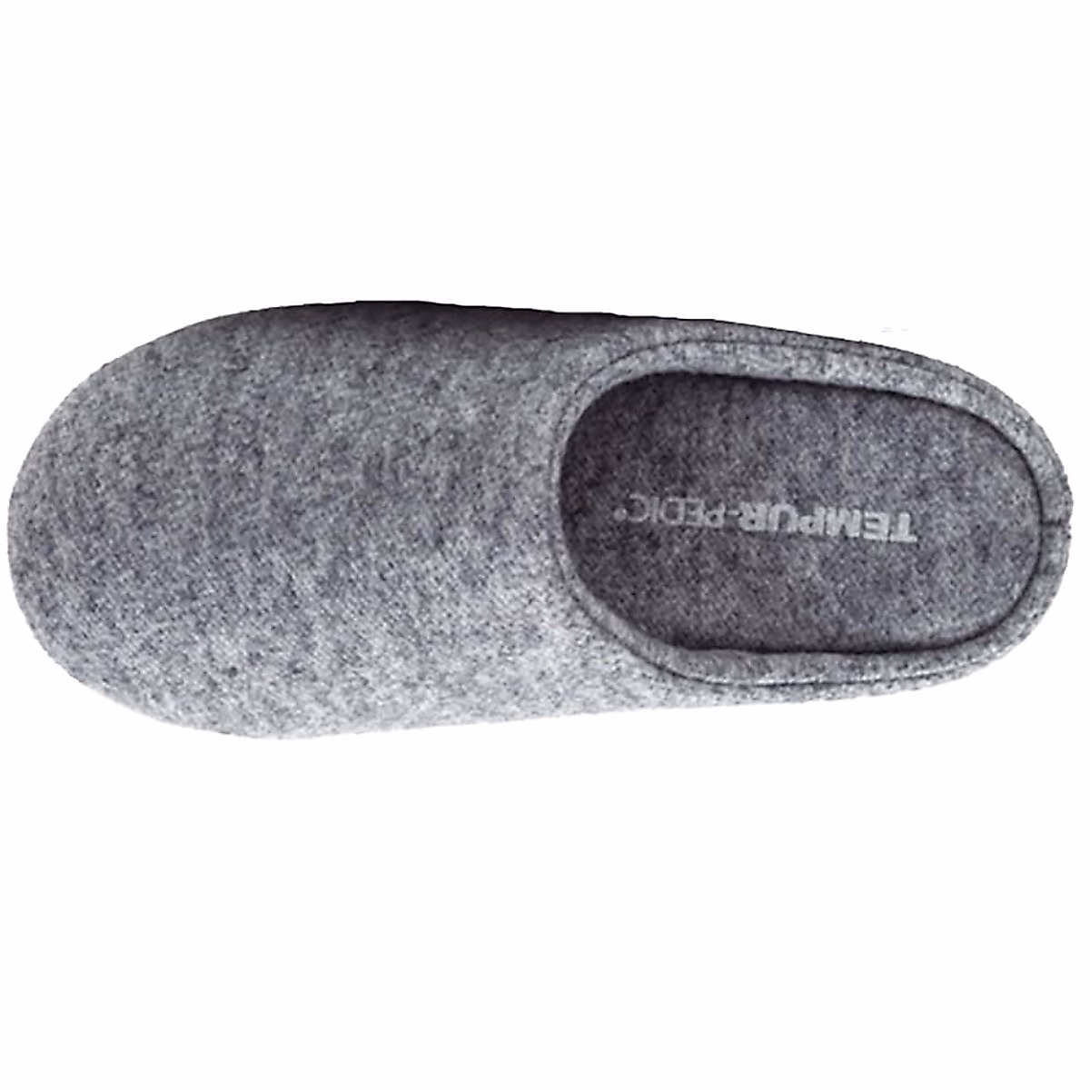 Tempur-Pedic Mens Tillie Scuff Casual Slippers Casual - Grey - Size 7 D