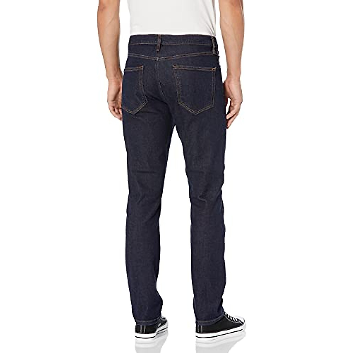 Amazon Essentials Men's Slim-Fit Comfort Stretch Jeans - Dark Blue, 30W x 28L (Previously Goodthreads)