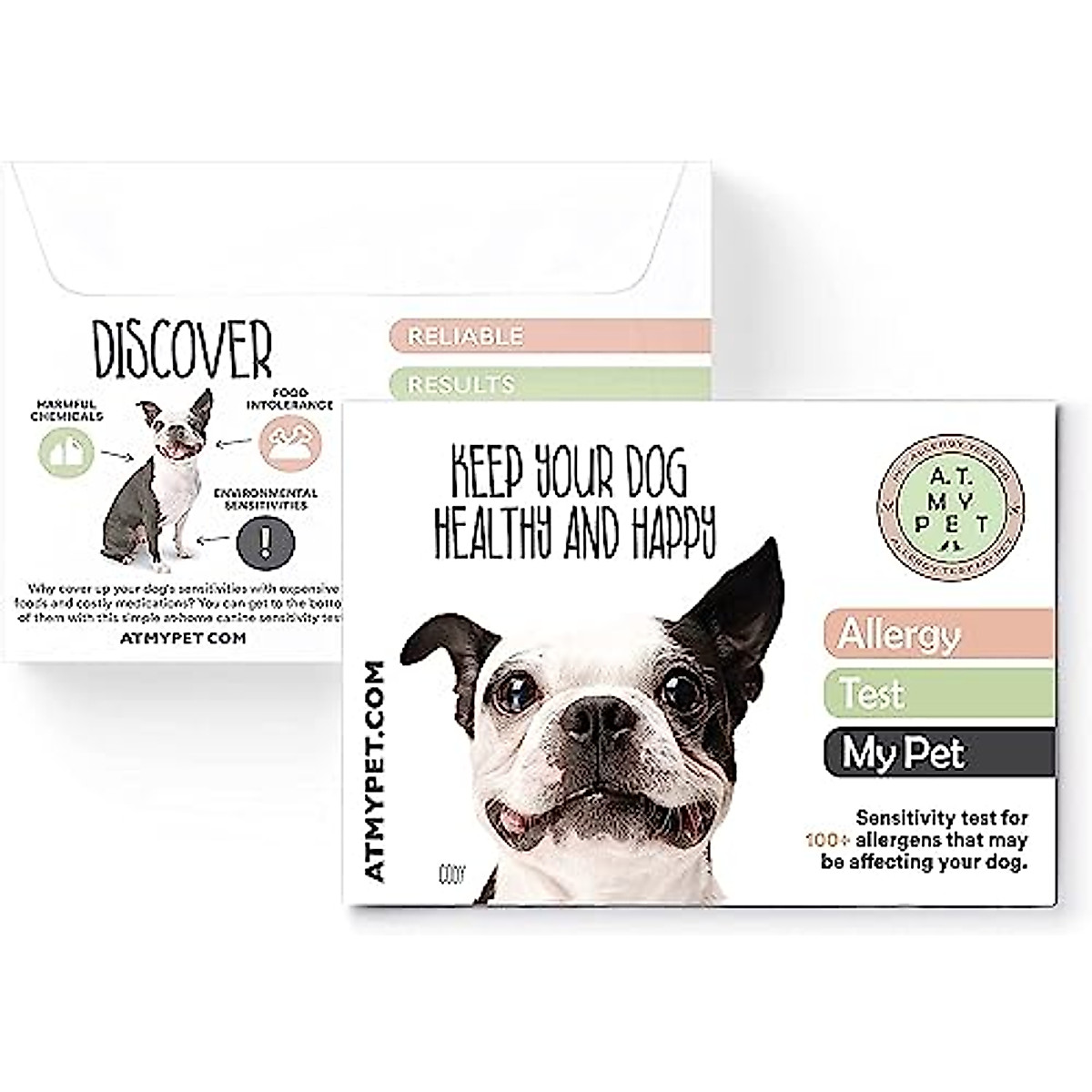Allergy Test My Pet Dog Sensitivity and Intolerance Testing Kits Home Sample Collection Kit for Dogs Allergy