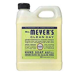 Earth Friendly, Mrs. Meyers Liquid Hand Soap Refill 33 Oz Lemon Verbena Scent - Pack of 6