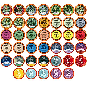 Two Rivers Assorted Tea Sampler Variety Pack for Keurig K-Cup Brewers, 40 Count