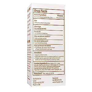 Carpe Underarm Antiperspirant and Deodorant, Clinical strength with all-natural eucalyptus scent, Combat excessive sweating without irritation, Stay fresh and dry all day long, Great for hyperhidrosis