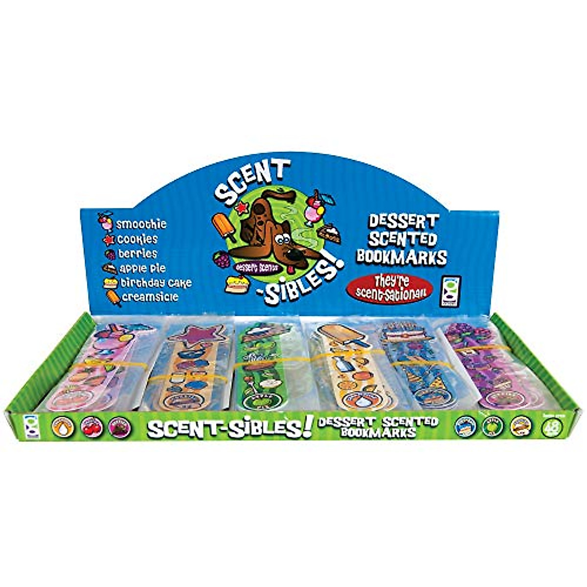 Raymond Geddes Scent-Sibles Scented Bookmarks (Pack of 48)