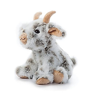 The Petting Zoo Goat Stuffed Animal Plushie, Gifts for Kids, Wild Onez Babiez Farm Animals, Goat Plush Toy 6 inches