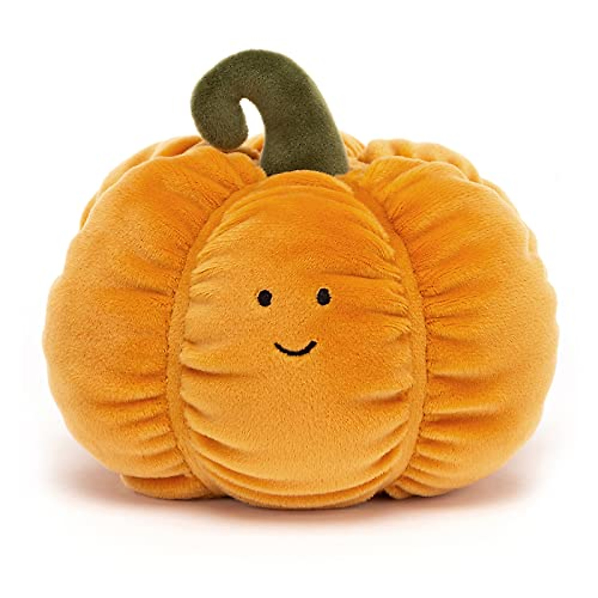 Jellycat Vivacious Vegetable Pumpkin Stuffed Plush, 6" | Fruit Plush Toy | Classic Children's Gift | Halloween Plush