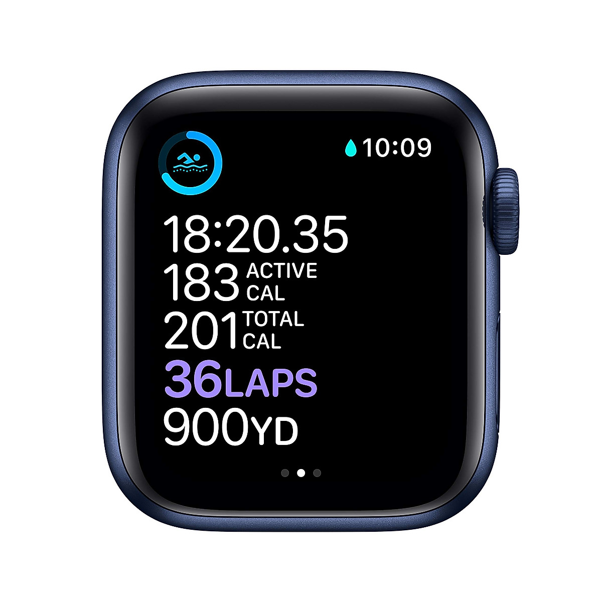 Apple Watch Series 6 (GPS + Cellular, 40mm) - Blue Aluminum Case with Deep Navy Sport Band