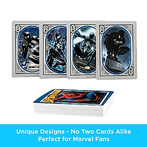 AQUARIUS Marvel Spider-Man Playing Cards - Spiderman Themed Deck of Cards for Your Favorite Card Games - Officially Licensed Marvel Comics Merchandise & Collectibles - Poker Size