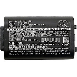 FOUNCY Battery Replacement for Honeywell Part NO: 99EX-BTEC-1, 99EX-BTES-1, 99EXhc, 99GX, Dolphin 99EX, Dolphin 99EX-BTEC