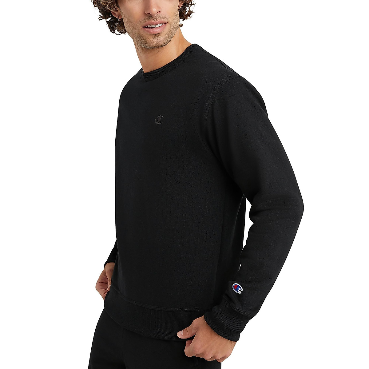 Champion Men's Crewneck, Powerblend Fleece Sweatshirt, Crewneck Sweatshirts(Reg. or Big & Tall)