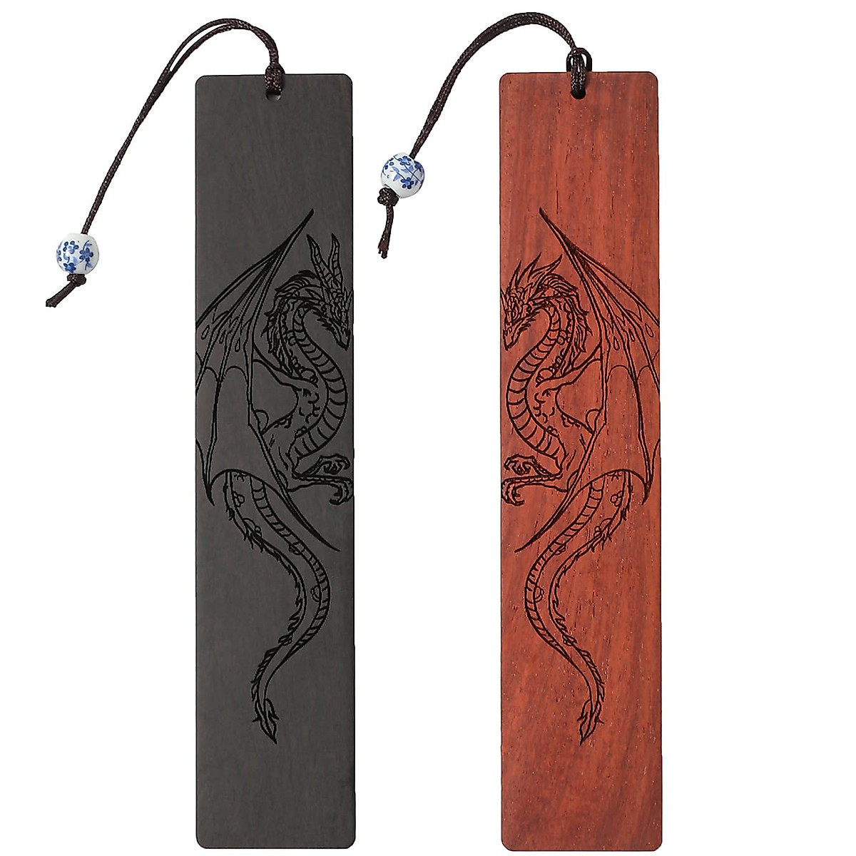 Dragon Bookmark Gift, Bookmarks for Men Boy, Cool Bookmarks, Book Marks for Adults Kids Fantasy Gifts for Men (Dragon)