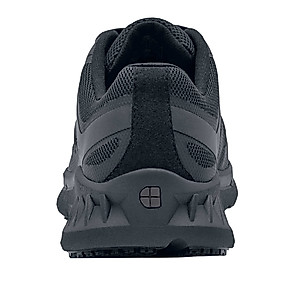 Shoes for Crews Vitality II, Women's Slip Resistant Food Service Work Sneakers, Black, 8 Wide US