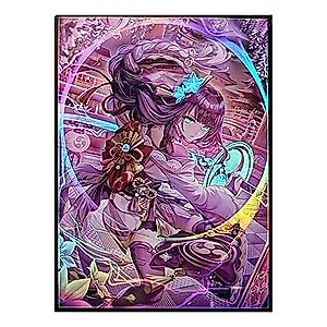 120PCS Holographic Flashing (General Thunder) Top Loading Trading Card Sleeves Deck Protector for TCG Standard Size Cards 67x92mm