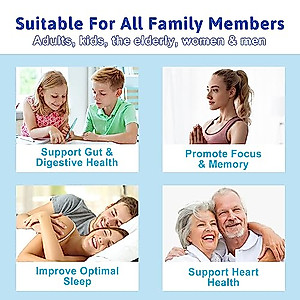 Magnesium Gummies for Women Men & Kids, Sugar Free Magnesium Citrate Gummies with Glycinate Malate L-threaten Potassium Calcium Vitamin B6 D3 Supplement for Relax Sleep Muscle & Joint - 2 Pack, 120cts