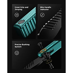 Balishark Mermaid 2023 Upgrade Bushing Systerm 6061 Aluminum Integral Channel Handle Zen Pins Stainless Steel Bottle Opener Comb Tool