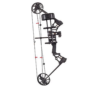Huntinghome Universal Archery Quiver, 5 Slot Quick Release Bow Holder for Compound Bow and Recurve Bow