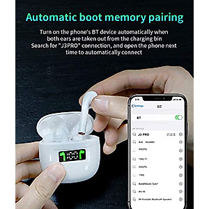 J3 Pro TWS Bluetooth Earphones 5.2 Wireless Earbuds Stereo Sports Waterproof Earphone Handsfree Phone HD Gaming Sport Earbuds