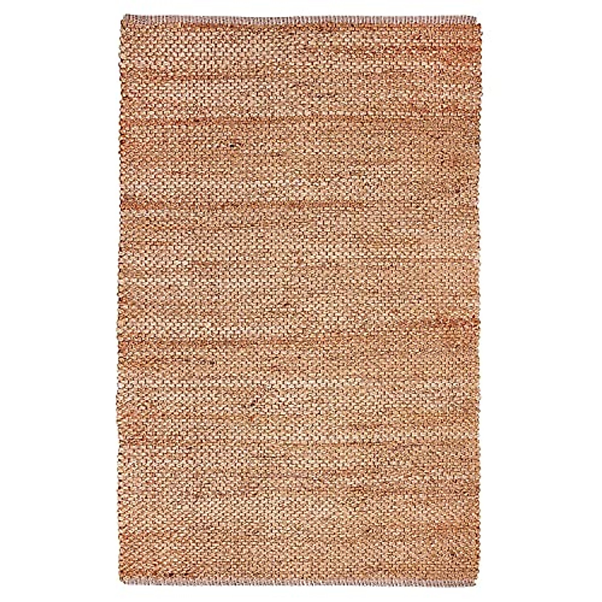 Lush Ambience Lara Premium Jute Area Rug, Jute Rug for Living Room, Bedroom, Farmhouse, Natural Jute Rug 4X6 Ft Braided Rug