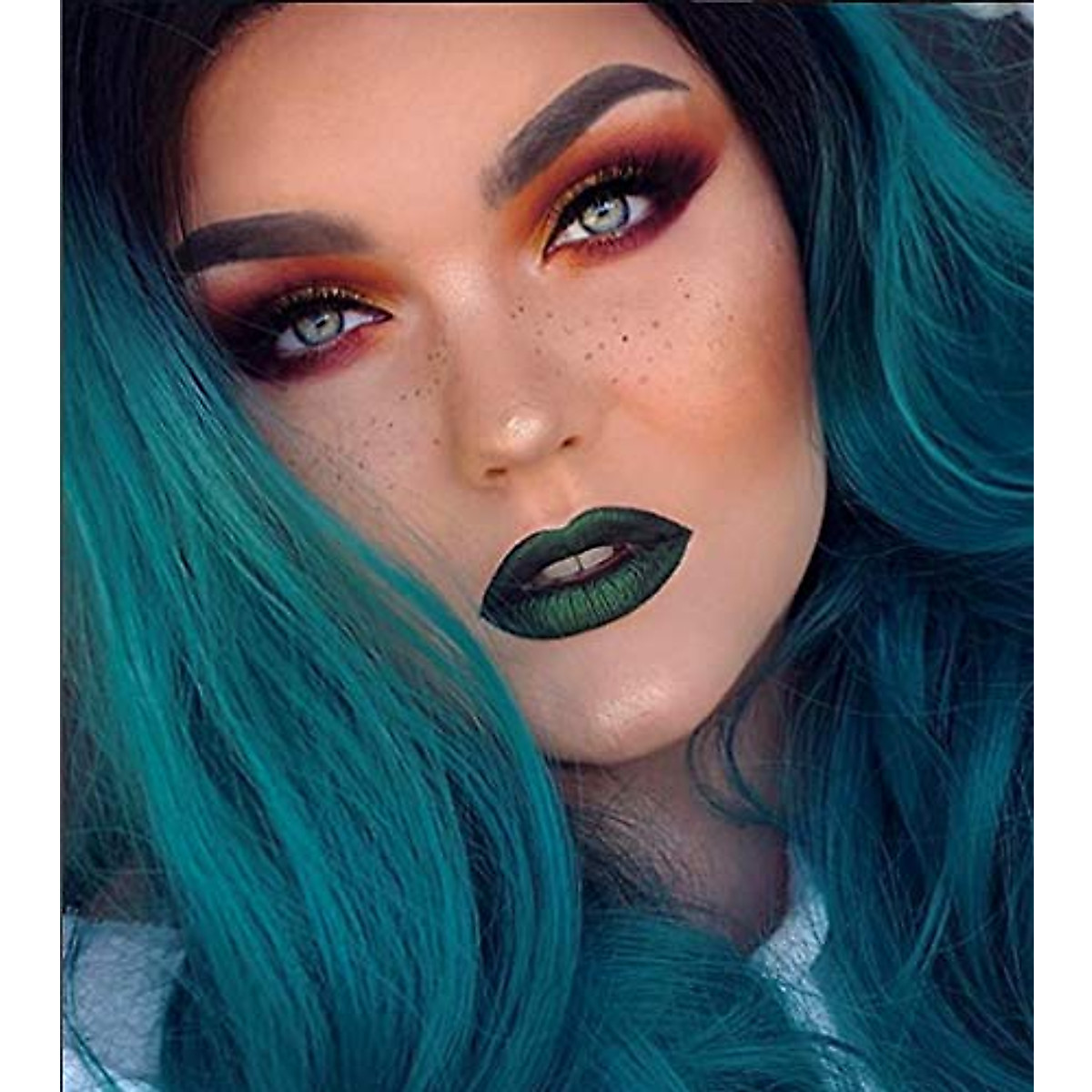 LA Splash Cosmetics Soft Long Lasting Waterproof Matte Dark Green Liquid Lipstick - Wickedly Divine Collection (Envy)