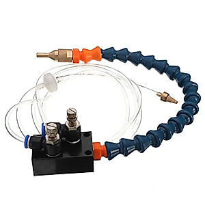 OriGlam 【The Mist Coolant Lubrication Spray System for Metal Cutting Engraving Cooling Sprayer Machine for Air Pipe CNC Lathe Milling Drill