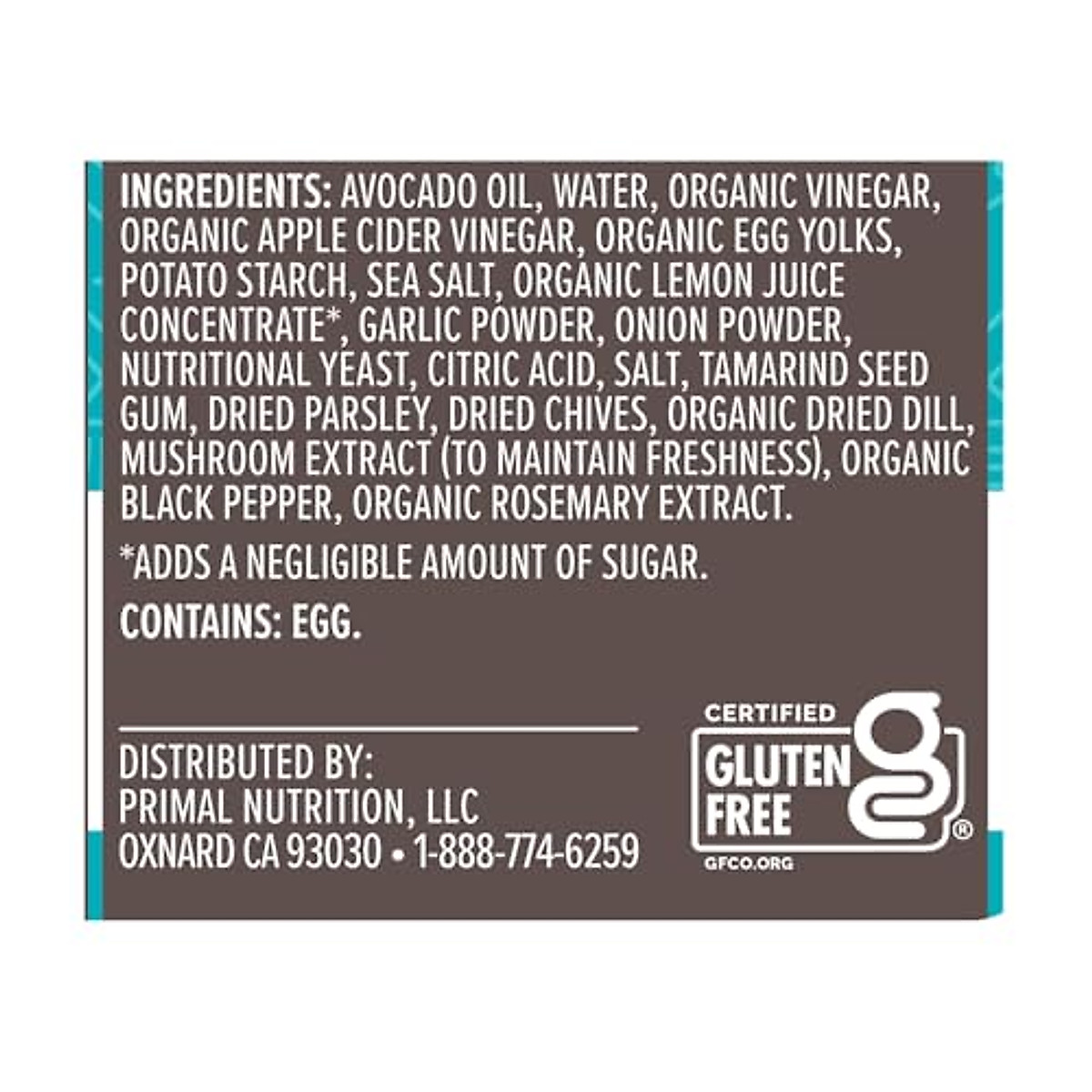 Primal Kitchen Ranch Salad Dressing & Marinade made with Avocado Oil, Whole30 Approved, Paleo Friendly, and Keto Certified, 8 Fluid Ounces