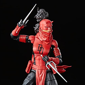 Marvel Legends Series Elektra Natchios Daredevil, Collectible 6 Inch Action Figures, 2 Accessories