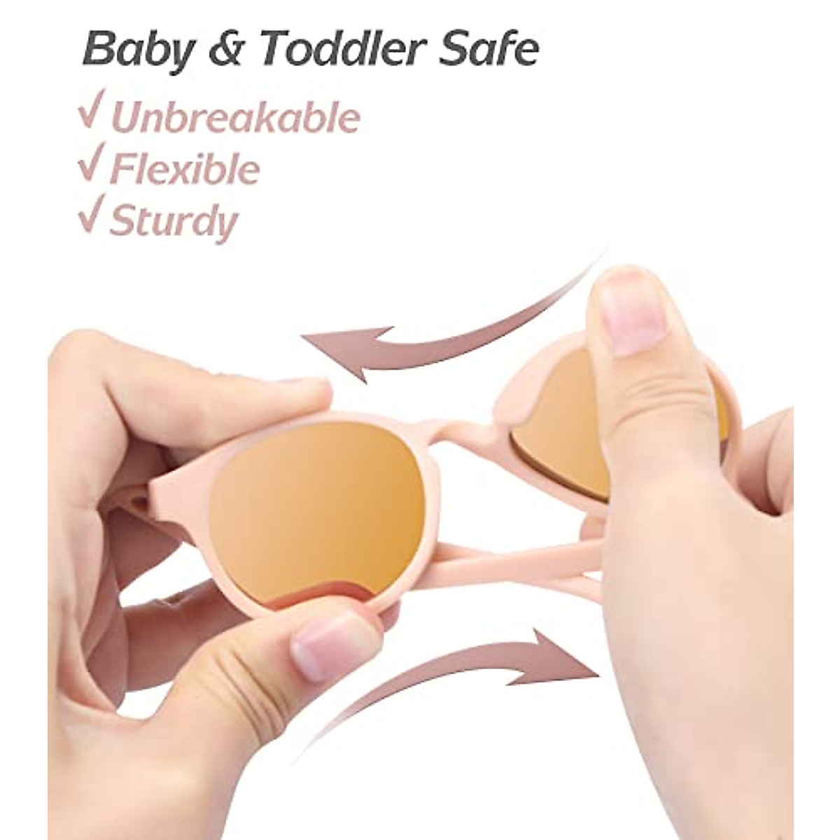 NACUWA Baby Sunglasses (Peach)