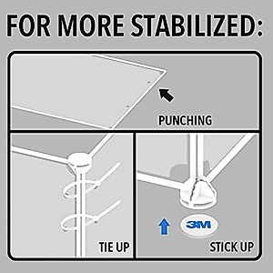 ALLISANDRO Small Pet Playpen, Small Animal Cage for Indoor Outdoor Use, Foldable Yard Fence for Small Animal, Puppy, Kitten, Guinea Pigs, Bunny, Turtle, Hamster,Transparent,12 Playpen, 20X28