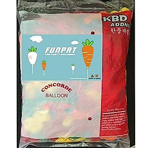 FUNPRT 40 Inches Latex Spiral Balloons 100 Count Assorted Boys Girls Birthday Party Balloons