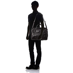 Tumi Briefcase, Official Genuine Alpha Expandable Organizer Laptop Brief, Black