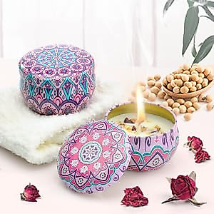 Birthday Gifts for Women, Christmas Gifts for Friends Gifts for Her Girlfriend Sister Mom Unique Gifts Box Insulated Tumbler Scented Candle