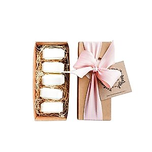 THE LITTLE FLOWER SOAP CO. EST. 2010 Valentine’s Day Shower Steamer Set of 5 - Natural Handmade Energy Restoring Shower Steamers with Eucalyptus Mint Essential Oil