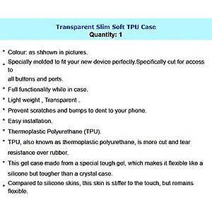 [LG V20 Case] Durable Clear Transparent Dustproof Ultra-Thin Slim Flexible TPU Full Edge Back Protective Case Cover Compatible with LG V20 US996 Cellphone