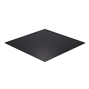 Falken Design falkenacrylic_Black_354_12x24 Acrylic Sheet, Plastic/Plexiglas/Lucite, 12" x 24-3/8", Black
