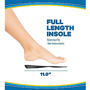 Dr. Scholl's Work Insoles All-Day Shock Absorption and Reinforced Arch Support that Fits in Work Boots and More (for Women's 6-10)