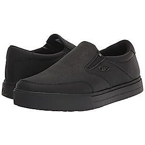 Dr. Scholl's Shoes Men's Valiant Slip-Resistant Sneaker, Black, 10.5 Medium US