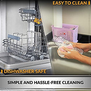 Chef's Star 18 Oz Clear Glass Water Bottles, Reusable Glass Juicing Bottles with Protection Sleeve and Stainless Steel Leak Proof Lids, Set of 12