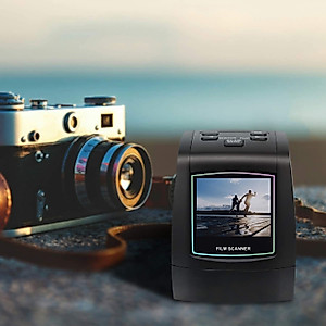 DIGITNOW 22MP All-in-1 Film & Slide Scanner, Converts 35mm 135 110 126 and Super 8 Films/Slides/Negatives to Digital JPG Photos, Built-in 128MB Memory, 2.4 LCD Screen