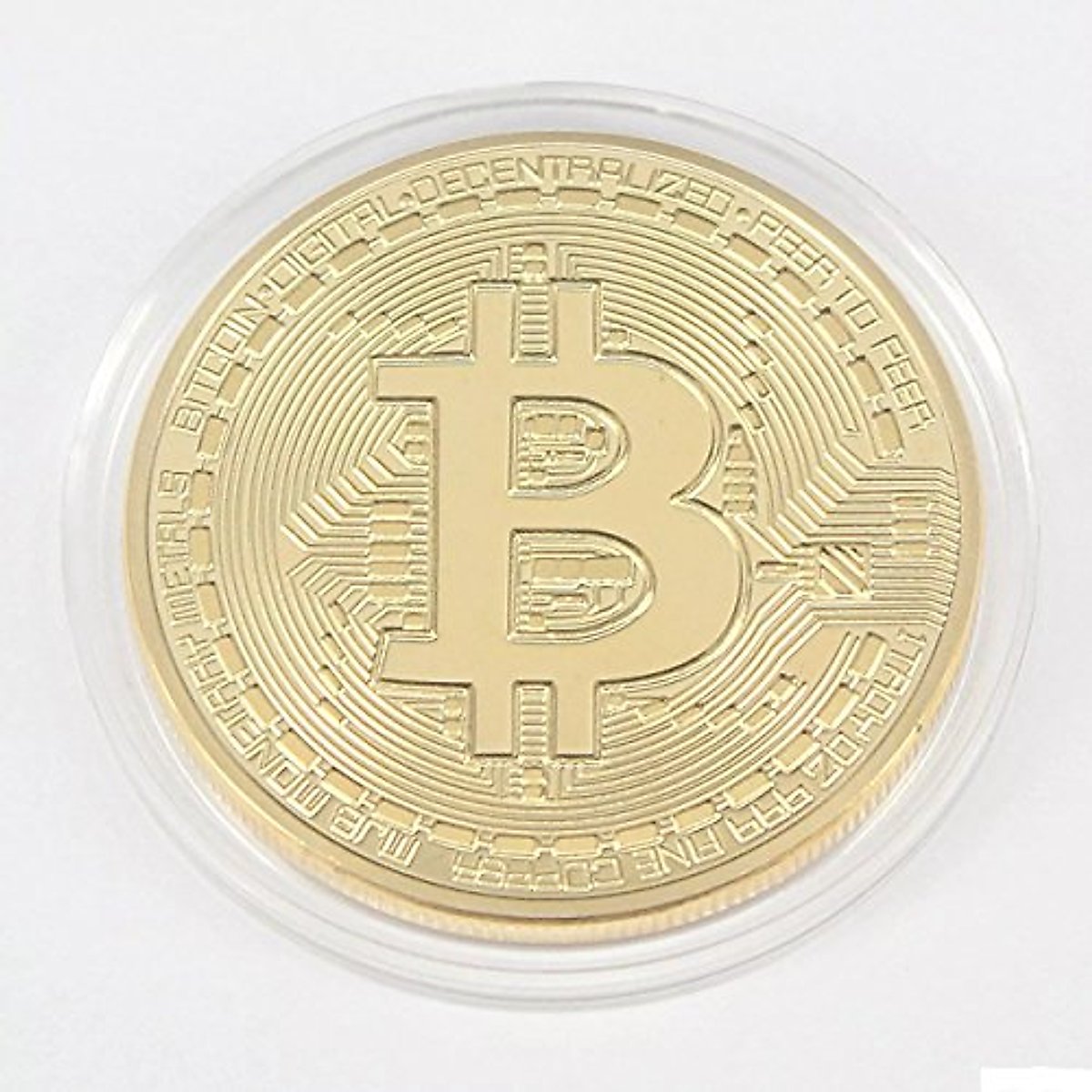 Bitcoin Challenge Coin Deluxe Collector's Set Featuring The Limited Edition Original Commemorative Tokens - 2 Pcs with Random Color and Design