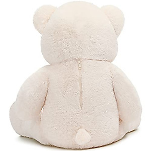 Misscindy Giant Teddy Bear Plush Stuffed Animals for Girlfriend or Kids 47 inch, (White)