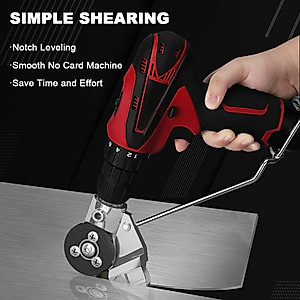 New electric drill metal cutter, sheet metal cutting drill attachment, sheet metal cutter, sheet metal cutter, for cutting iron plate, color steel tile, aluminum plate, copper plate and so on.