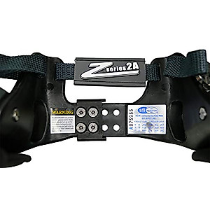 Z-Tech Series 2A SFI 38.1 Head and Neck Restraint Certified Black/Gray One Size Fits All