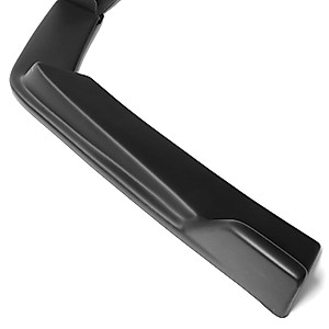 Rear Diffuser Compatible with 15-17 Ford Mustang HN Style 4 Fins Bumper Lip PP Black by IKON MOTORSPORTS