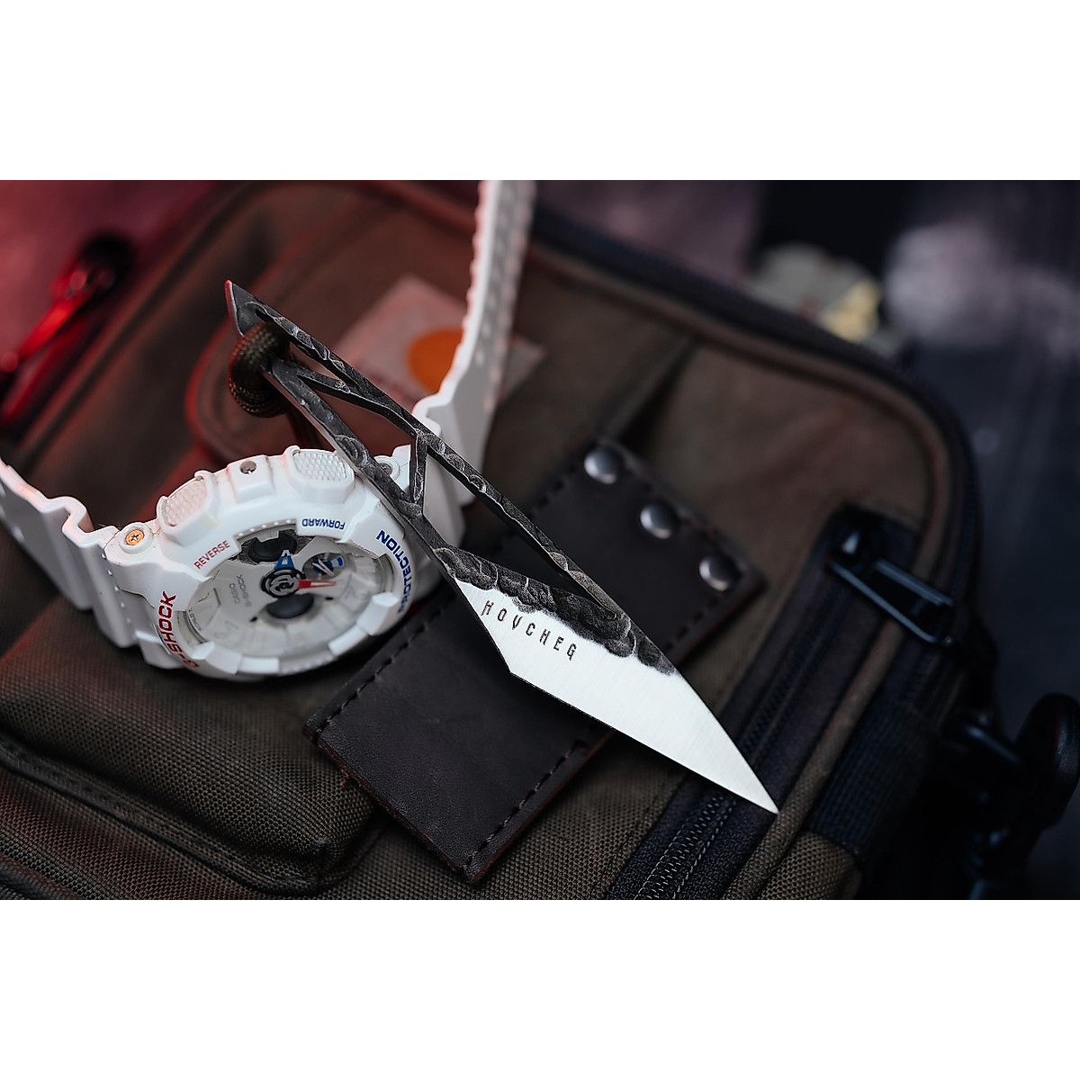 KOVCHEGART handmade pocket knife kiridashi, edc utility knife, neck knife (n690 steel cryo treated, OSA02 4.1 inch)